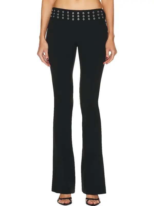 Blumarine Wide Leg Pant - Nero