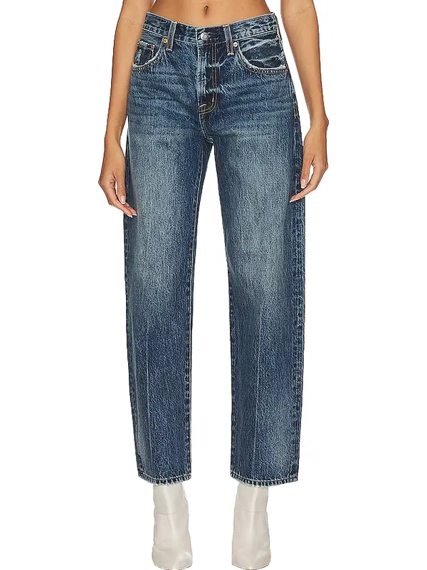 PISTOLA Lexi Mid Rise Relaxed Straight Jeans - Artisan