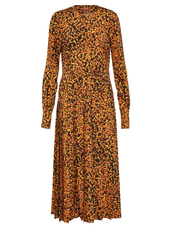 Altuzarra Teys Printed Midi Dress - Orange
