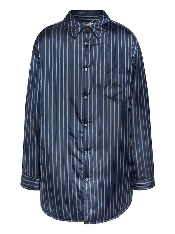 MAISON MARGIELA Striped Shirt - Blue