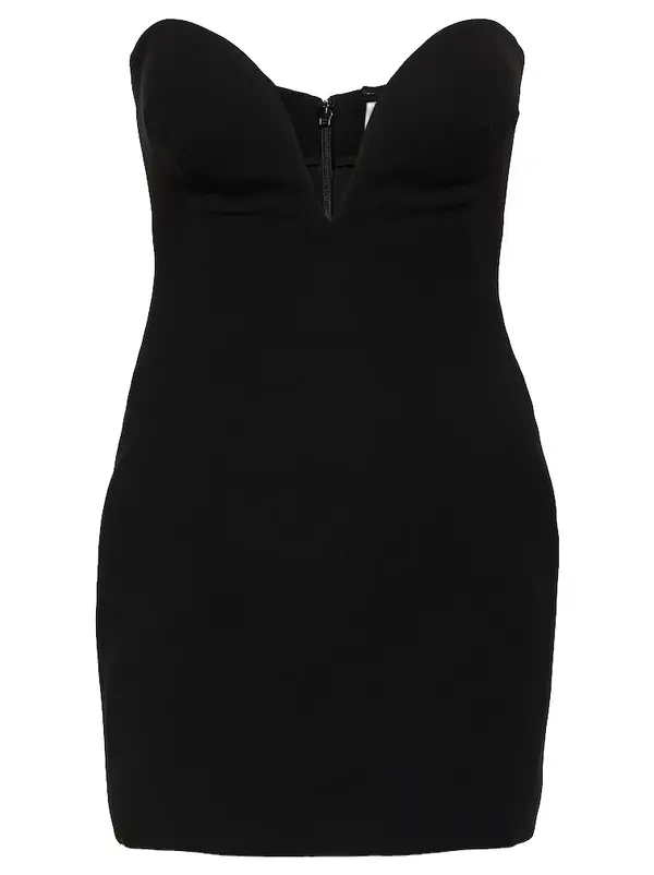 MONOT Mônot Crêpe Minidress - Black