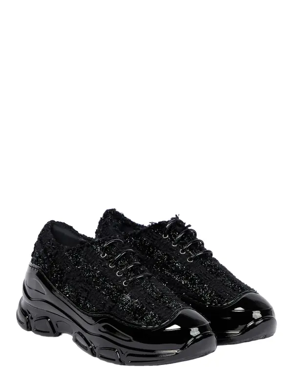 Simone Rocha Embellished Low-top Sneakers - Black