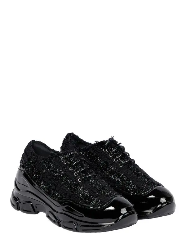 Simone Rocha Embellished Low-top Sneakers - Black