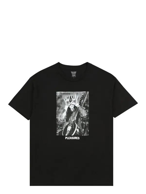 PLEASURES Star Power T-shirt - Black