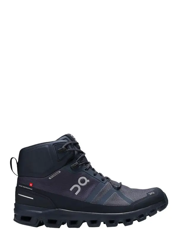 On Cloudrock Waterproof Hiking Boots - Blue