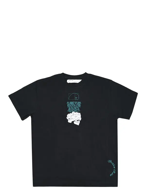 Off-White Dripping Arrows Short Sleeve Over T-shirt - Black