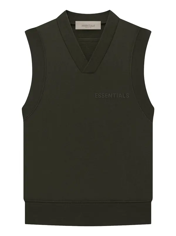 Fear Of God Pullover V-neck Vest - Black