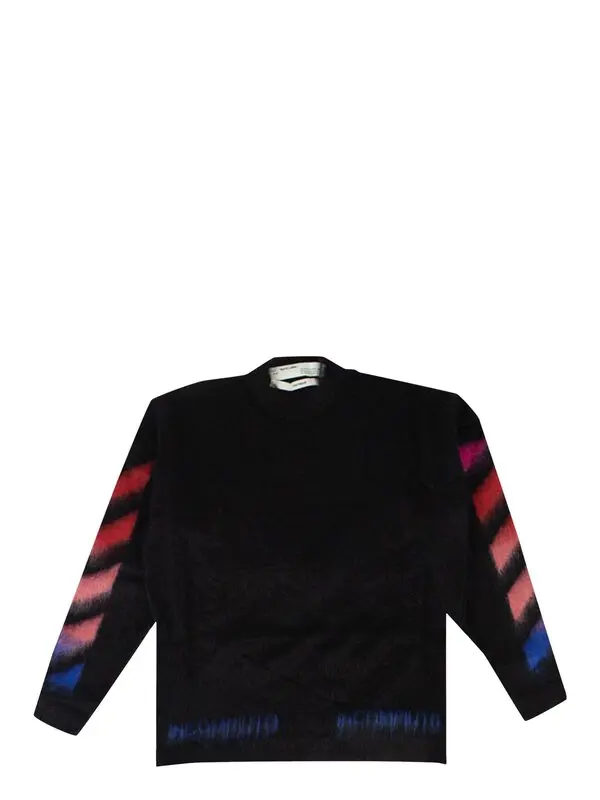 Off-White Diag Brushed Knitwear - Black