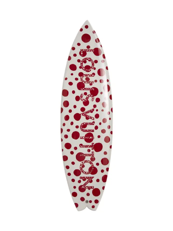 LOUIS VUITTON Yayoi Kusama X Red & White Infinity Dots Shortboard - Multi