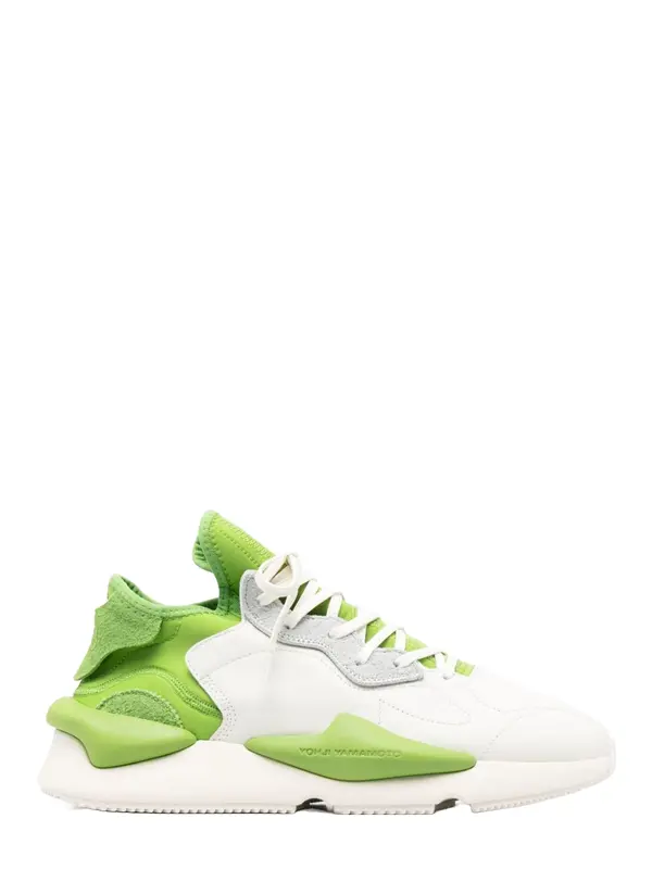 Y3 Kaiwa Panelled Sneakers - Green
