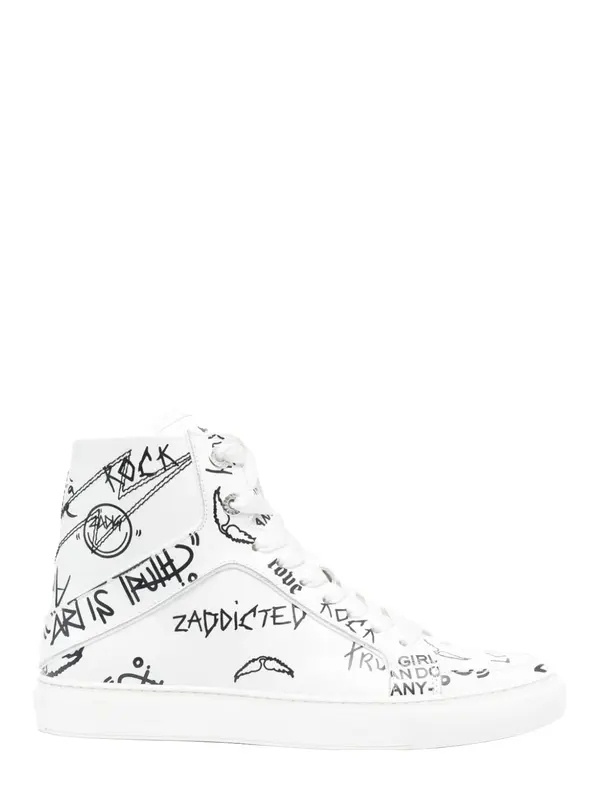 Zadig&Voltaire High Flash High-top Sneakers - White