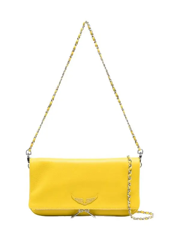 Zadig&Voltaire Rock Leather Crossbody Bag - Yellow
