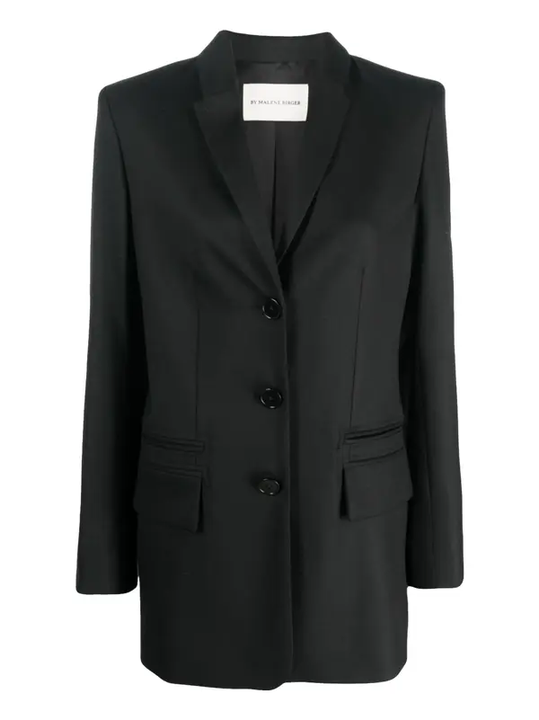 BY MALENE BIRGER Tailored Single-breasted Blazer - Black