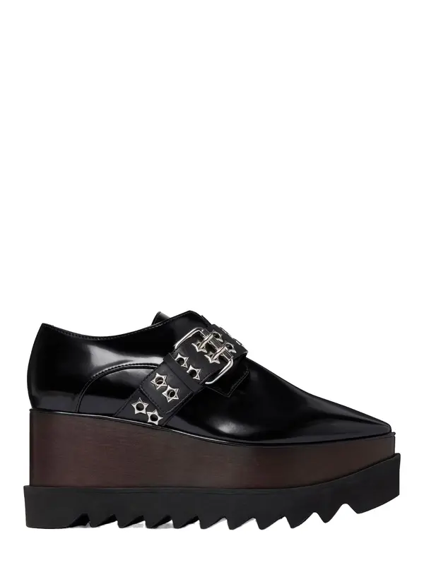 Stella McCartney Elyse Buckle-fastening Lace-up Shoes - Black