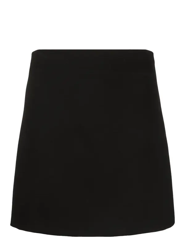 ATU BODY COUTURE High-waist A-line Mini Skirt - Black