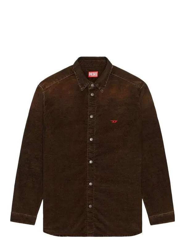 DIESEL® D-simply-over Corduroy Shirt - Brown