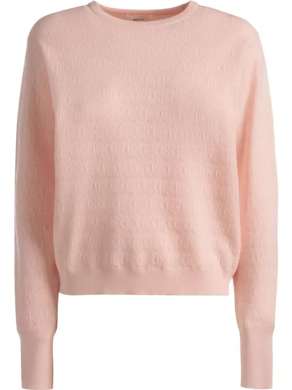 Bally Crew-neck Wool Jumper - Pink
