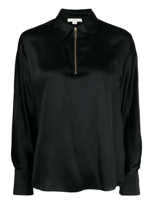 Vince Silk Blouse - Black