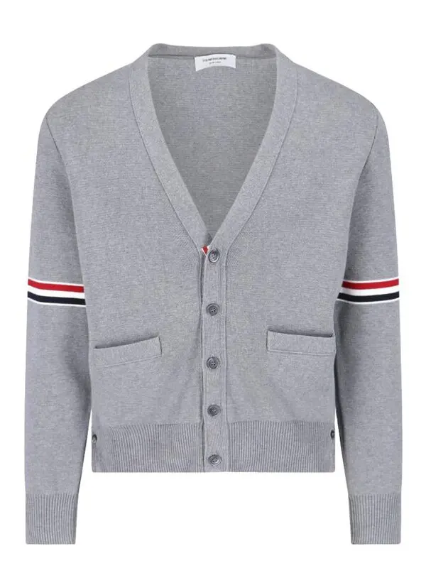 Thom Browne Cotton Sweater - Grey