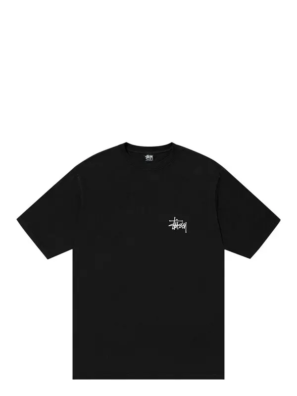 StÜssy Basic Pigment Dyed Tee - Black