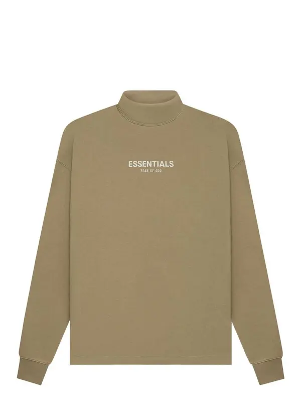 Fear Of God Relaxed Mockneck 'oak - Green