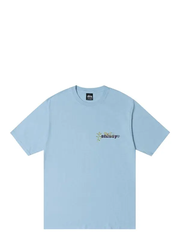 StÜssy Bokay Pigment Dyed Tee 'sky - Blue