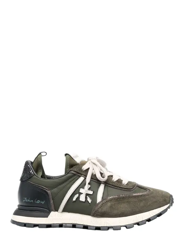 Premiata John Low Logo-patch Sneakers - Green