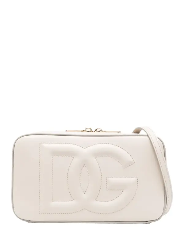 Dolce & Gabbana Small Dg Logo Camera Bag - Neutrals