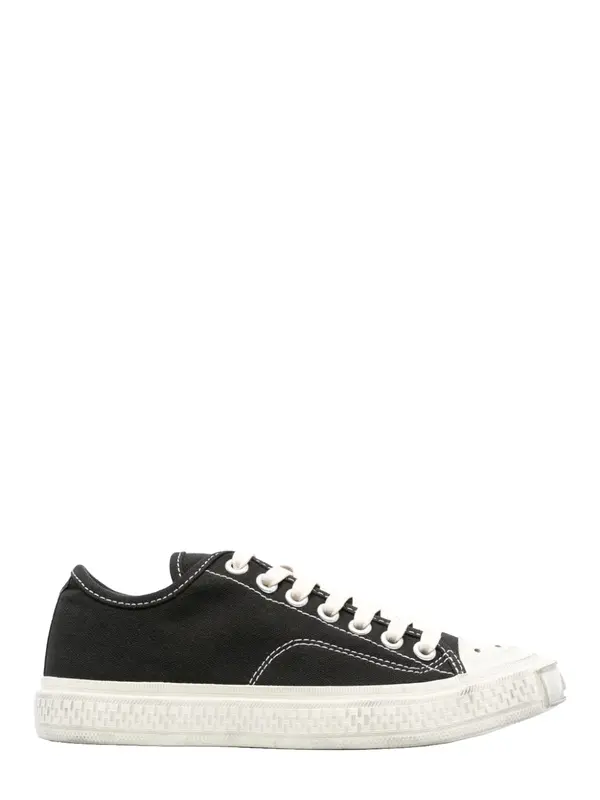 Acne Studios Ballow Tag Distressed-effect Sneakers - Black