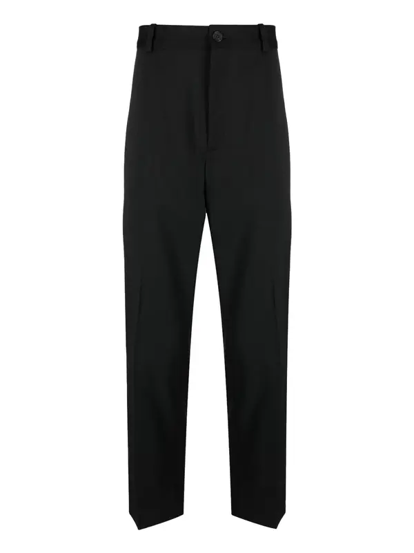 HAN KJØBENHAVN Mid-rise Trousers - Black
