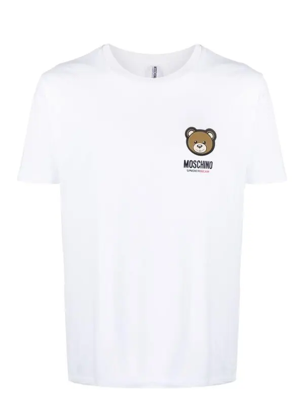 Moschino Leo Teddy-print T-shirt - White