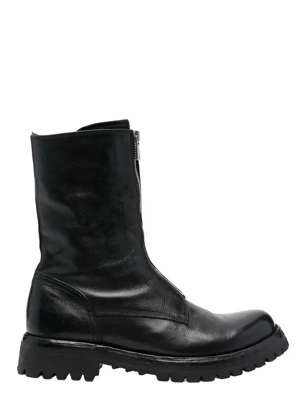 Officine Creative Loraine Zip-up Boots - Black