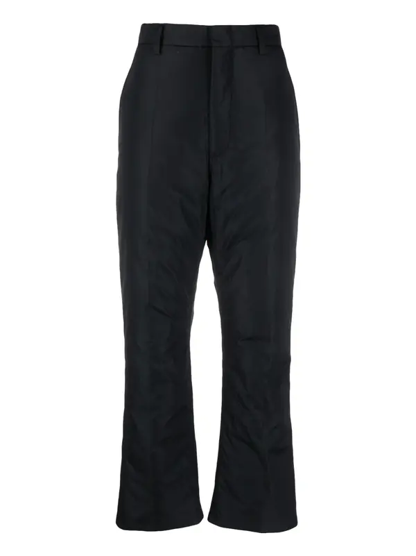 Sofie D'hoore Padded Straight-leg Trousers - Black