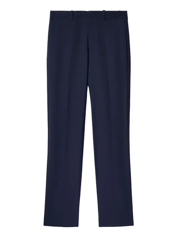 Off-White Mid-rise Tailored Trousers - Blue