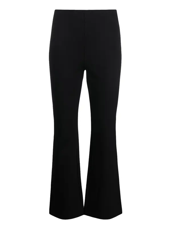 Filippa K Flared Jersey Trousers - Black