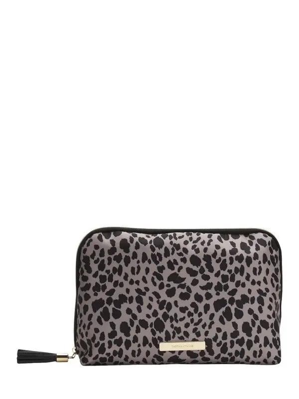 TARTAN + TWINE Cheetah Charm Beauty Clutch - One-color