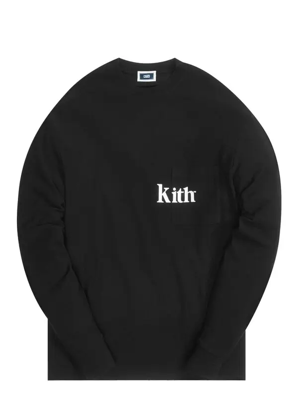 Kith Long-sleeve Quinn Tee - Black