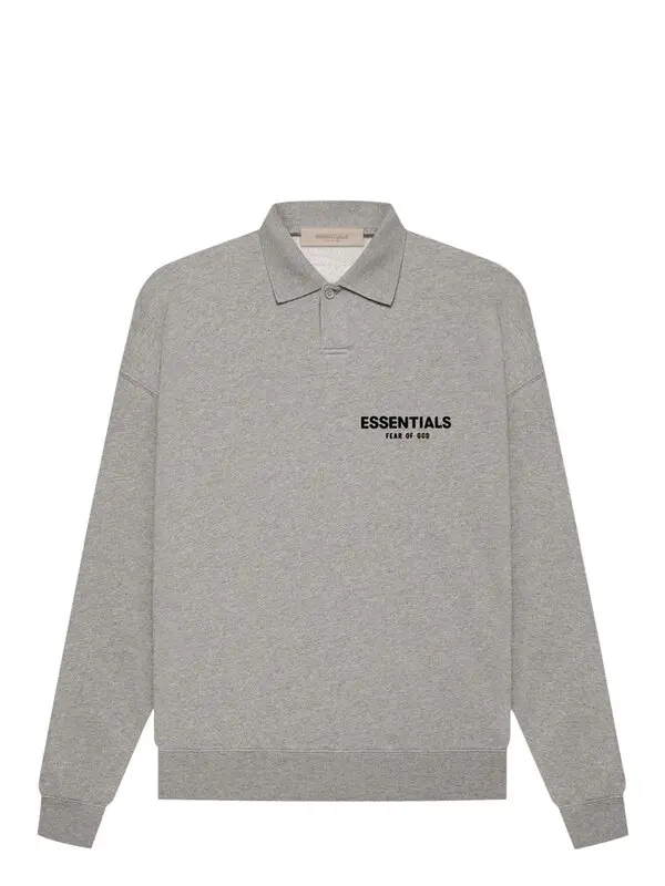 Fear Of God Long-sleeve Polo - Grey