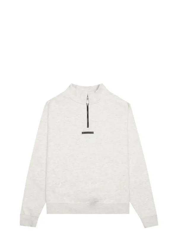 Fear Of God Mockneck Halfzip Sweatshirt - Tan