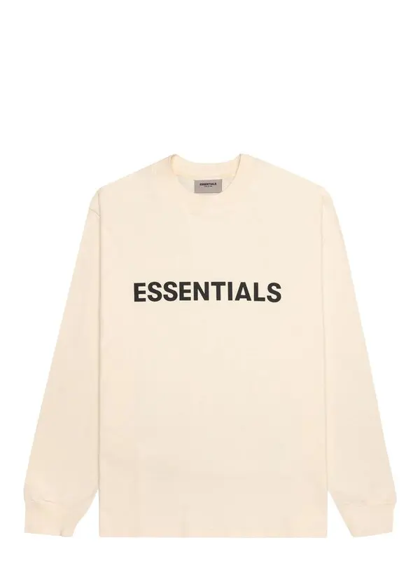 Fear Of God Long-sleeve Tee 'buttercream - Cream