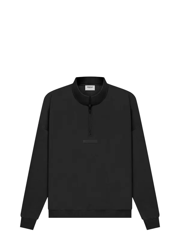 Fear Of God Mockneck Half Zip - Black