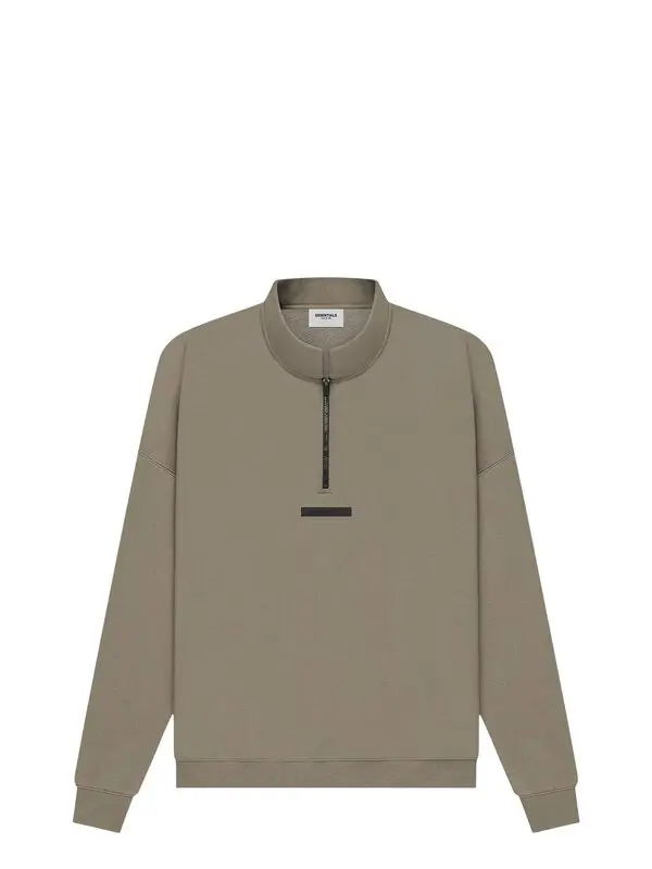 Fear Of God Mockneck Half Zip - Tan