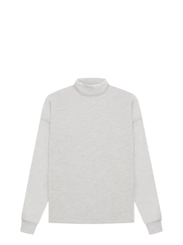 Fear Of God Relaxed Mockneck 'light Oatmeal - Grey