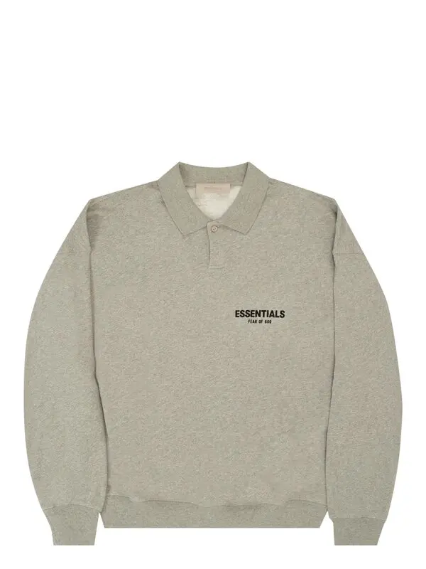 Fear Of God Long-sleeve Polo - Grey