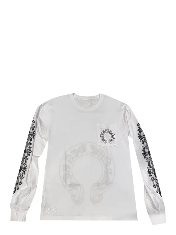 Chrome Hearts Floral Long-sleeve /black - White