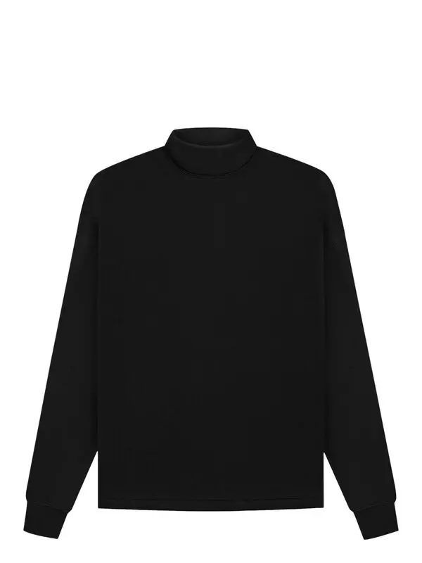 Fear Of God Relaxed Mockneck 'stretch Limo - Black