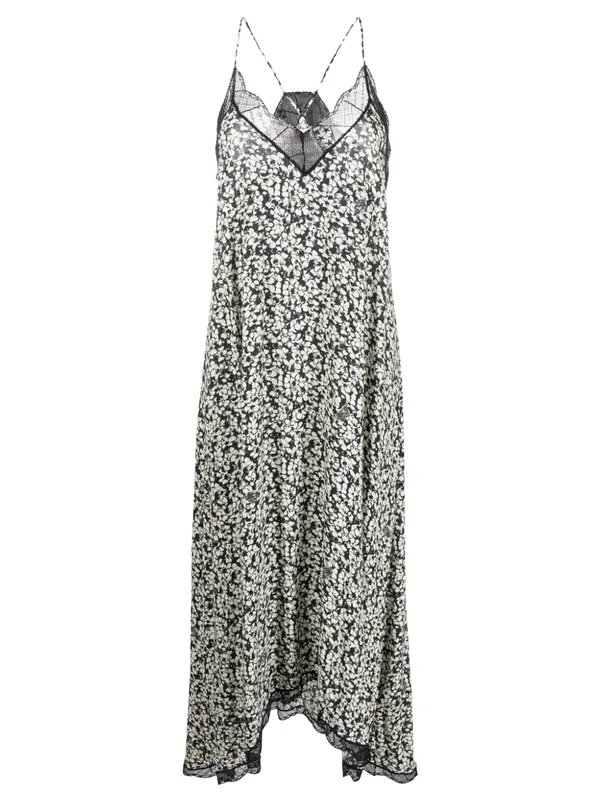 Zadig&Voltaire Floral-print Midi Dress - Neutrals