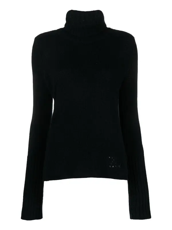 Zadig&Voltaire Cashmere Roll-neck Jumper - Black