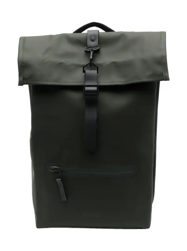 Rains W3 Foldover-top Backpack - Green