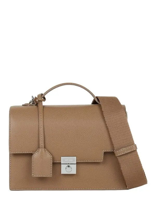 WE-AR4 Retro Trunk Crossbody Bag - Caffe